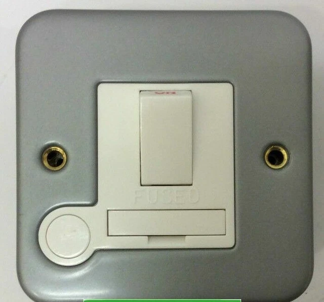 METAL CLAD 13A FUSED CONNECTION UNIT SWITCHED SPUR CL051 $17.08 ...