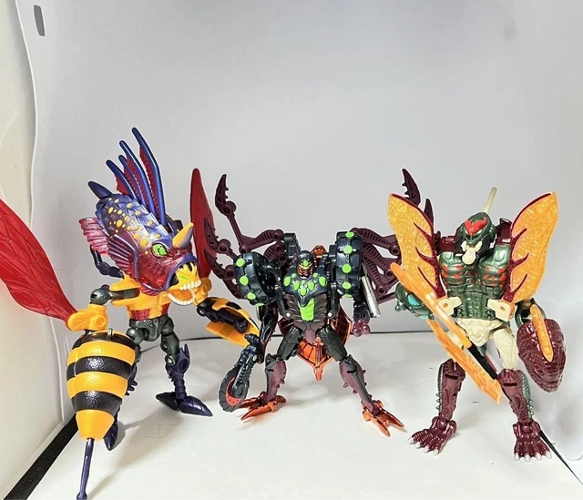 FIGURINE TRANSFORMERS BEAST Wars Ratorata Tarantulas Drancron set ...