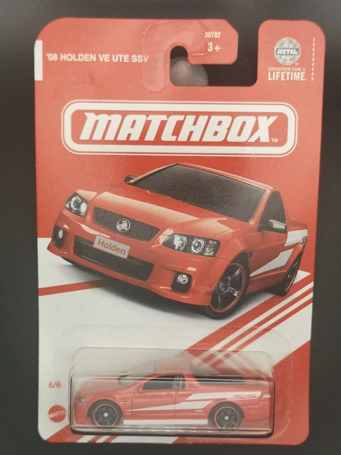 MATCHBOX SEALED 2008 Holden VE UTE SSV Target Red Edition American ...