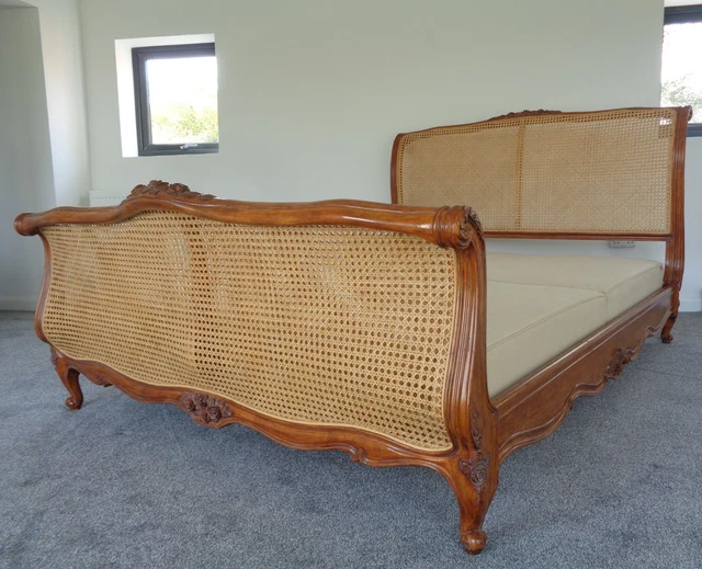 AND SO TO Bed Louis Xv King Size French Sleigh Bed £1,842.70 - PicClick UK