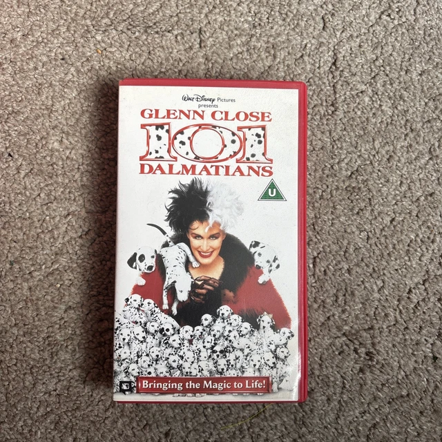WALT DISNEY 101 Dalmations Glenn Close VHS Tape Vintage Collectors Item ...
