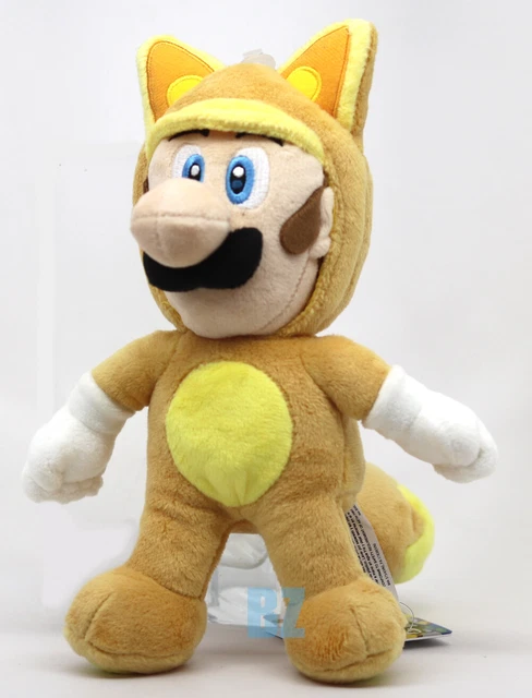 GENUINE SUPER MARIO Bros Kitsune Fox Luigi Stuffed Plush 9" Little ...