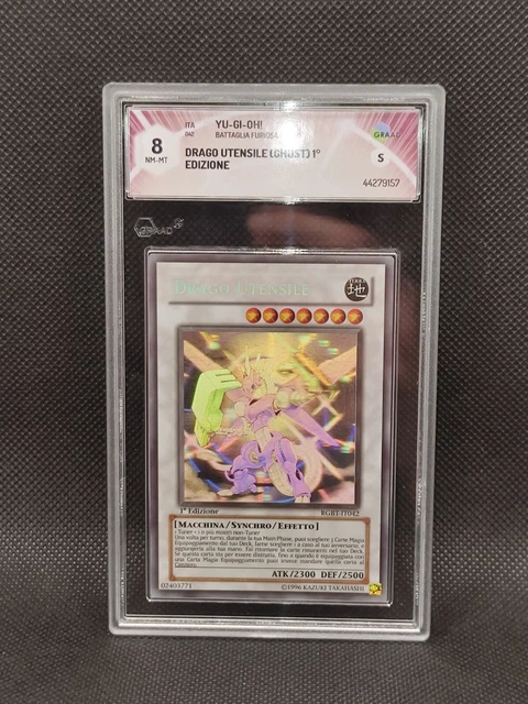 YU-GI-OH DRAGO UTENSILE Ghost 1 ed - GRAAD 8 nm-mt bgs 9 EUR 280,00 ...