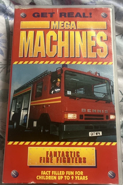 GET REAL! MEGA Machines Fantastic Firefighters Vhs Video Tested £7.99 ...