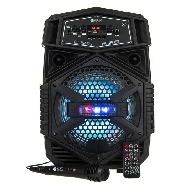 PORTABLE WIRELESS BLUETOOTH Speaker Rechargeable LED Trolley Party Heavy Bass £46.95 - PicClick UK