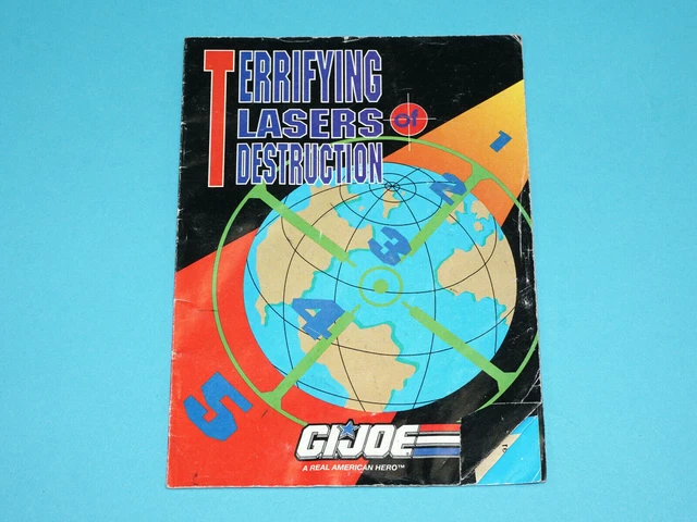 1993 GI JOE Leaflet Brochure Catalog 'Terrifying Lasers Of Destruction ...