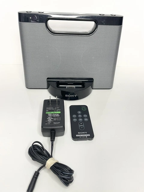 SONY RDP-M5IP PERSONAL Audio Docking System Speaker Dock Tested and ...