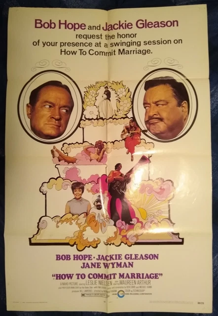 HOW TO COMMIT Marriage 1969 Vintage 1-Sheet Poster Bob Hope Jackie ...