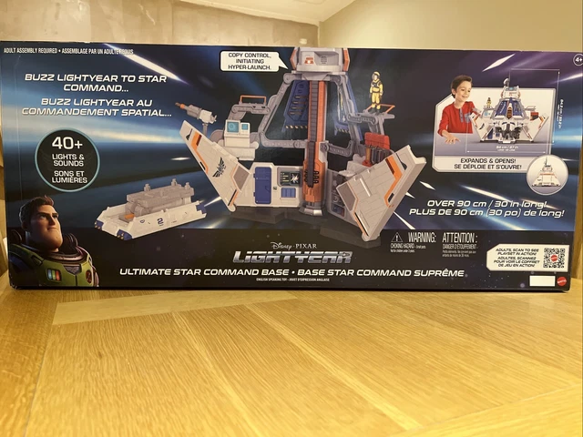 MATTEL DISNEY PIXAR Buzz Lightyear Playset Ultimate Star Command Base ...