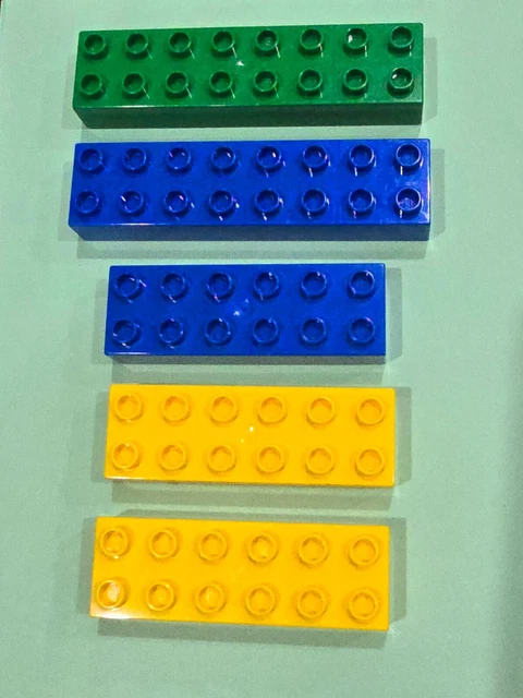 LEGO DUPLO BRICKS Blocks 2X6 and 2x8 Lot $10.00 - PicClick