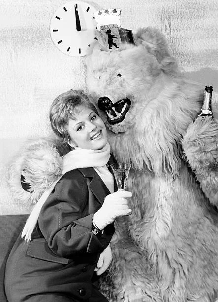 BRUEHL HEIDI 30 01 1991 Actress singer with Peter Mosbacher in the- Old ...