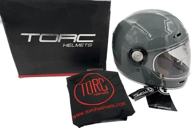 TORC T1 RETRO Full-face Helmet Nardo Grey Small - T108:22 $274.41 ...