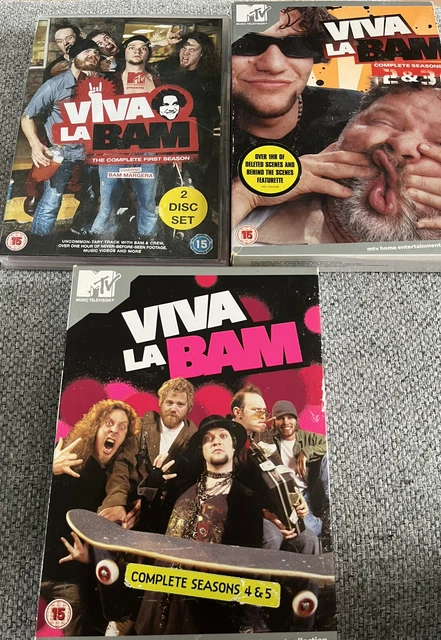 VIVA LA BAM Complete collection Seasons 1-5 DVD Bundle £16.00 - PicClick UK