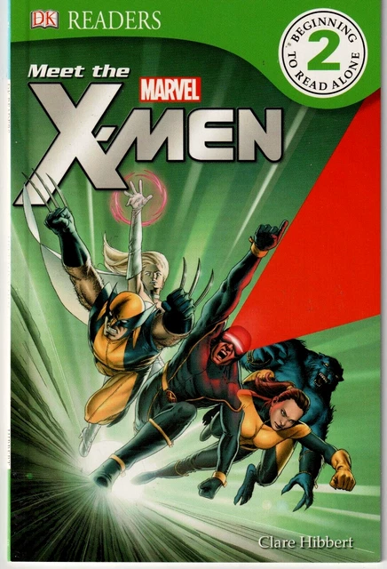 MEET THE X-MEN Marvel Book Beginning to Read Alone, DK Readers Level 2 ...