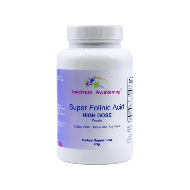 SPECTRUM AWAKENING SUPER Folinic Acid High Dose Powder £15.23 - PicClick UK