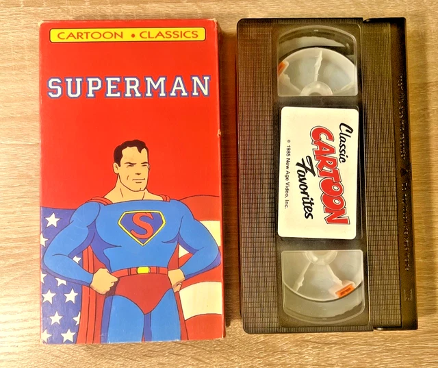 SUPERMAN CARTOON CLASSICS Volume 1 VHS Max Fleischer Animated Shorts DC ...