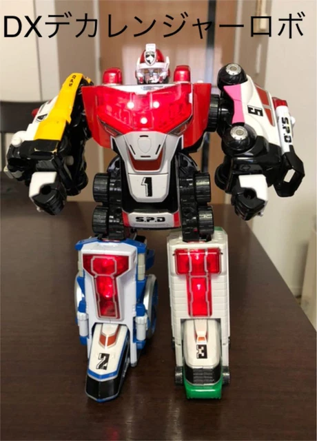 POWER RANGERS DEKARANGER DX Deka Ranger Robo Megazord Bandai Toy S.P.D ...