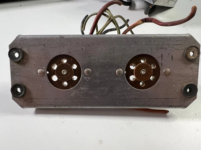 DUAL-SOCKET 6-PIN TUBE Interface - Vintage, Circa 1955 $1.44 - PicClick
