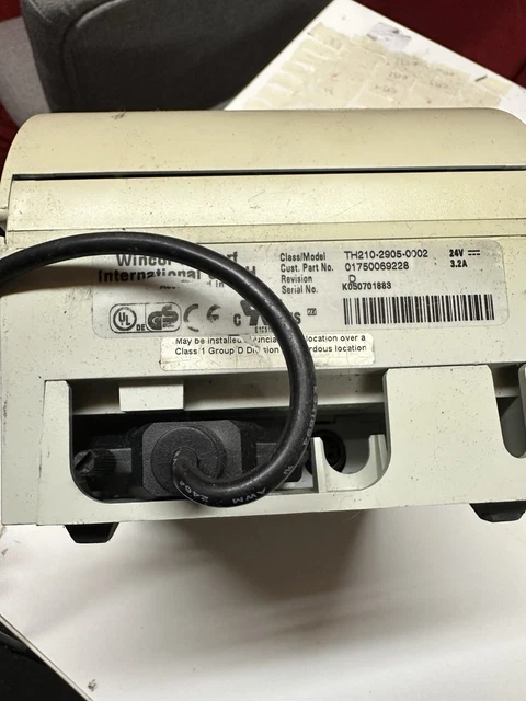 WINCOR NIXDORF TH210 POS Thermal 80 mm Receipt Printer White TESTED OK ...
