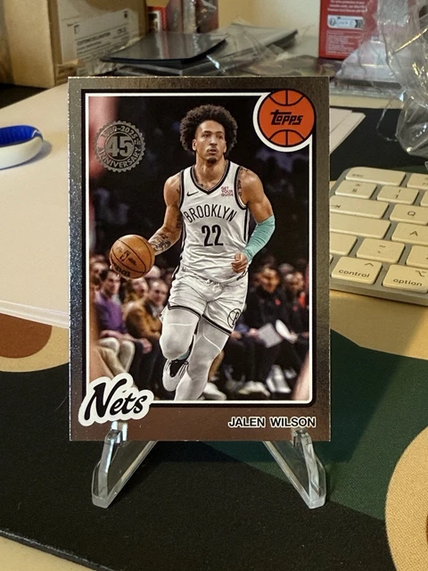 TOPPS 2026 BASKETBALL Jalen Wilson 1980 45th Anniversary Foil Card £1. ...