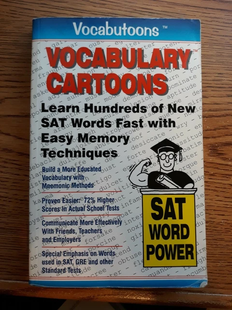 VOCABULARY CARTOONS, LEARN Hundreds of New SAT Words. Softcover. $4.00 ...