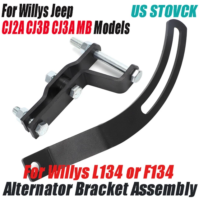 ALTERNATOR BRACKET ASSEMBLY Kit For Willys CJ2A CJ3B CJ3A MB L134 F134 ...