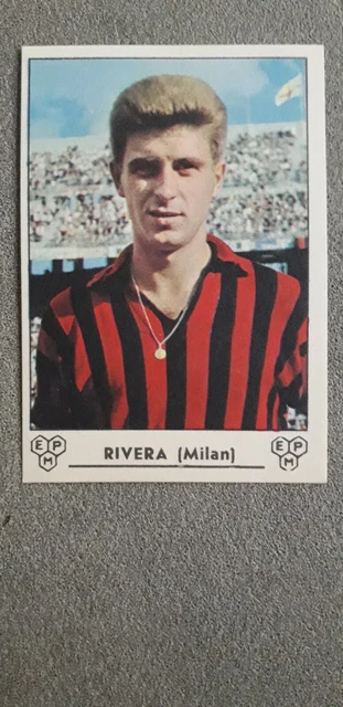 1964-65 PANINI CALCIATORI GIANNI RIVERA Milan STICKER FIGURE never ...