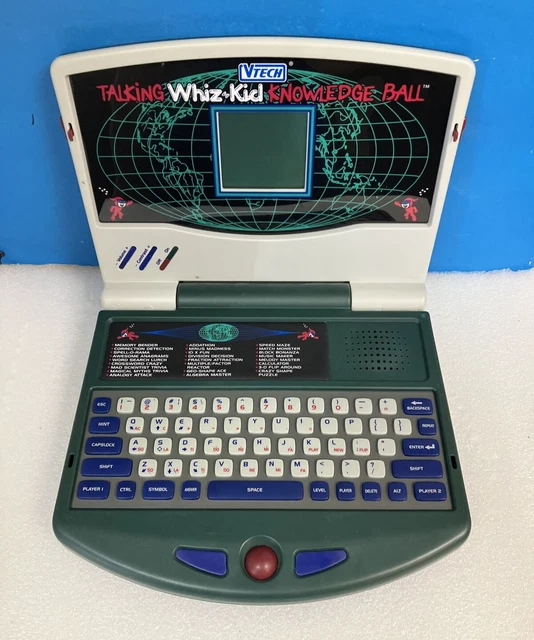VINTAGE 90'S VTECH Talking Whiz Kid Knowledge Ball Learning Machine ...