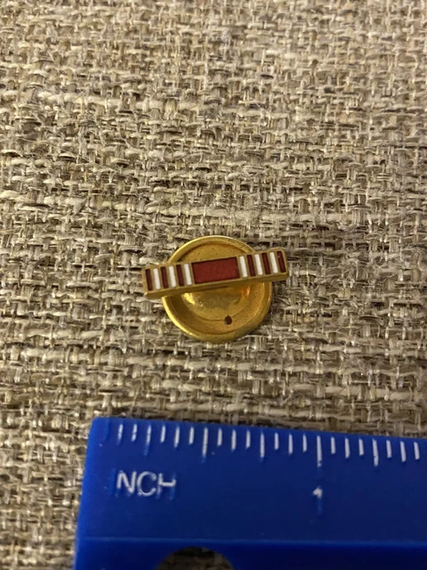 WWII ERA US Army Good Conduct Medal Lapel Pin Button INV3447 $6.99 ...