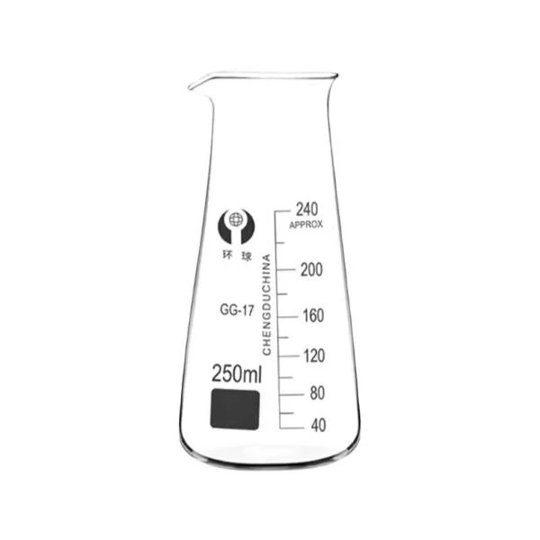 CHEMISTRY LAB SUPPLY 125ml-500ml Borosilicate Glass Triangle Beaker ...