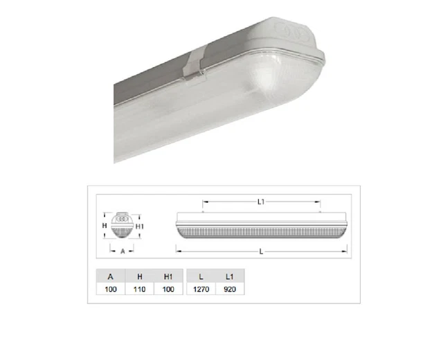 CSSE 3F FILIPPI 5221 3F LINDA INOX 1x36 HF 36 W 3350 LM IP65 ...