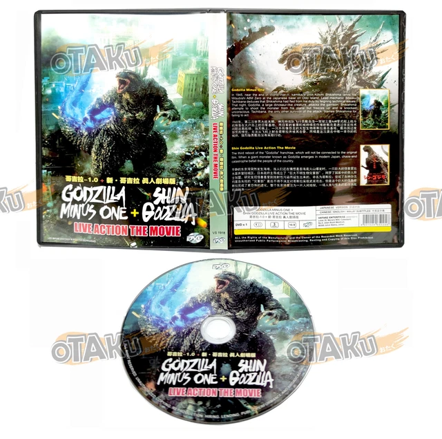 GODZILLA MINUS ONE + Shin Godzilla Live Action The Movie - Dvd | Ship ...