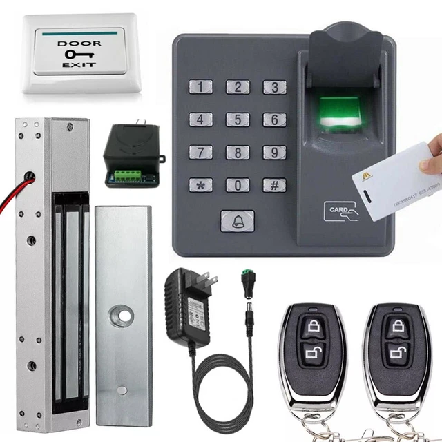 ZKTECO X6 DOOR Access Control System Kit Biometric Fingerprint W ...