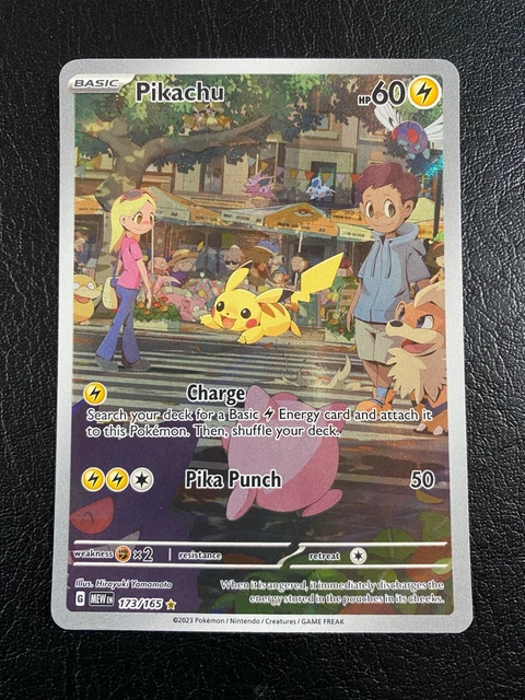 POKÉMON SCARLET & Violet 151 Pikachu Illustration Rare Holo Pokemon ...