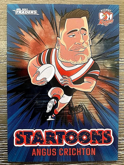 2021 NRL TRADERS 'Startoons' Trading Card - Angus Crichton/Roosters EUR ...