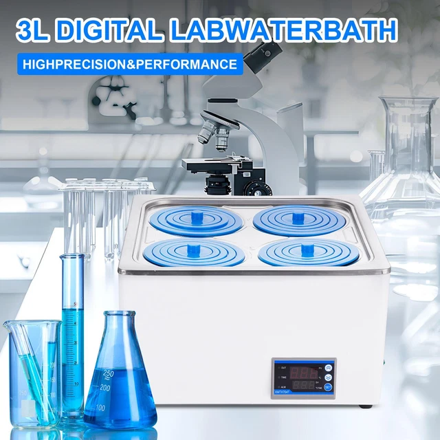 LAB WATER BATH Heater Digital 13L Thermostatic Water Bath For ...