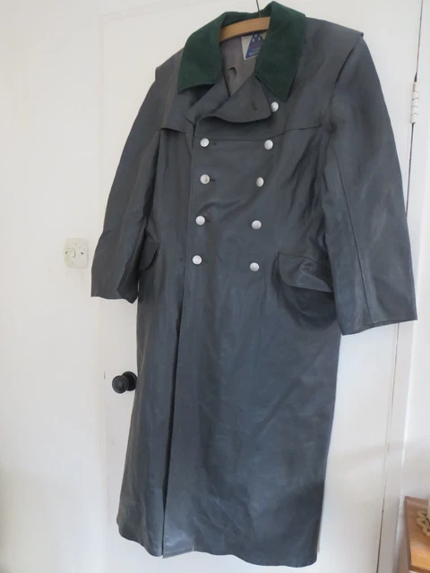 WW2 GERMAN RUBBERIZED Raincoat Motorcyclist Feldgendarme Etc £185.00 ...