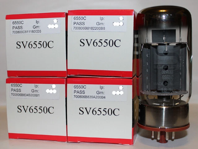 USINE PLATINE QUAD Assortis Svetlana 6550 6550C Tubes, Tout Neuf en Boîte EUR 349,51 - PicClick FR