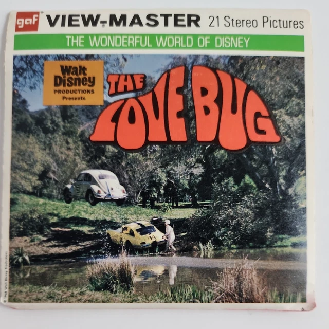 DISNEY'S MOVIE WALT Disney The Love Bug View-Master Reels £15.07 ...