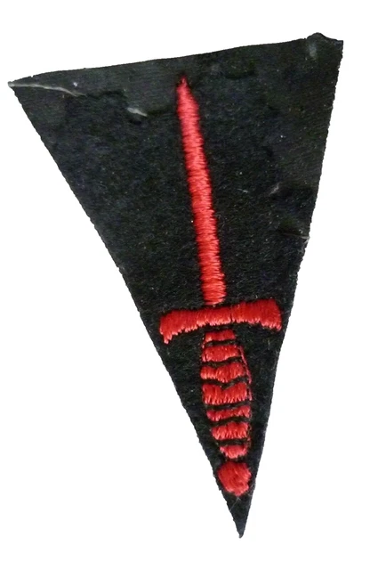 ROYAL MARINES COMMANDO Cloth Badge Patch Red on Black Vintage £9.99 ...