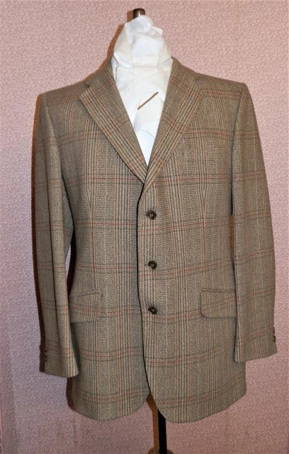 VINTAGE MEN'S PINDER & Tuckwell Exeter Pure New Wool Jacket 'Supersax ...