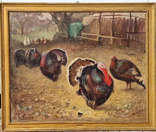 VERCELLI GIULIO ROMANO (Marcorengo 1871-Torino 1951). "Tacchini a ...