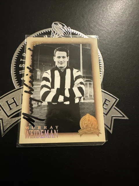 *SIGNED* MURRAY WEIDEMAN (Collingwood Magpies) Afl Select 2012 Hall Of ...