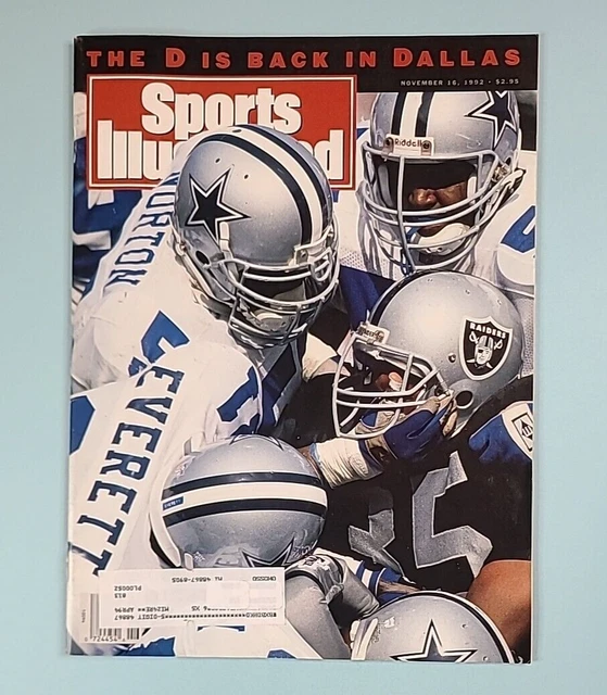 THE D IS Back In Dallas (Cowboys) - November 16 1992 Issue of Sports ...