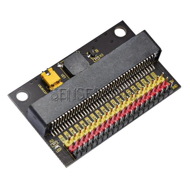 MICRO-BIT EXPANSION BOARD IOBIT Breakout Adapter Shield Passive Buzzer ...