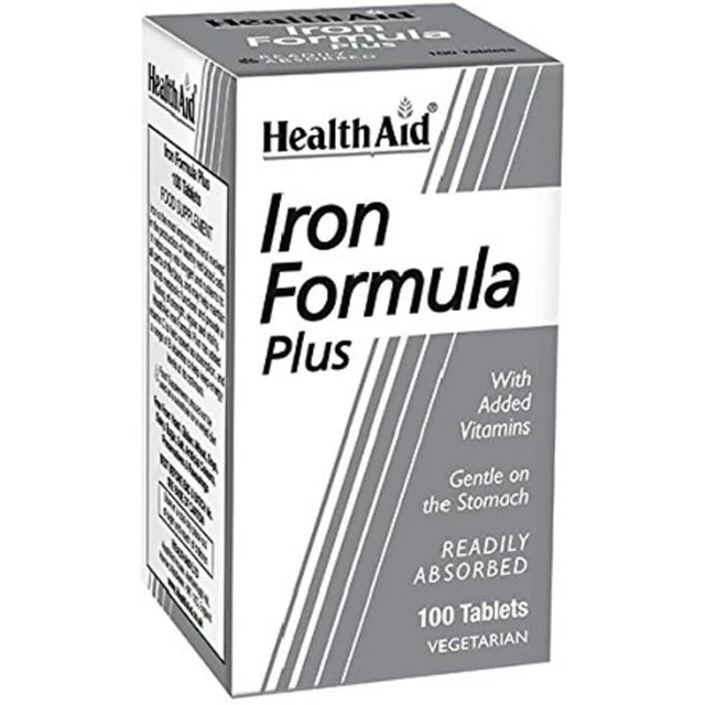 HEALTHAID IRON FORMULA Plus - 100 Tablets-6 Pack £56.72 - PicClick UK