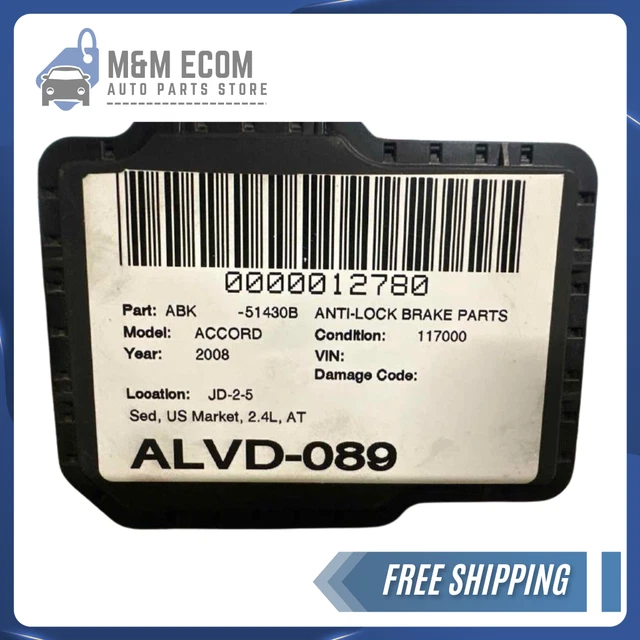 2008‑2010 HONDA ACCORD ABS VSA Modulator Pump Assembly OEM 57110‑TE0 ...