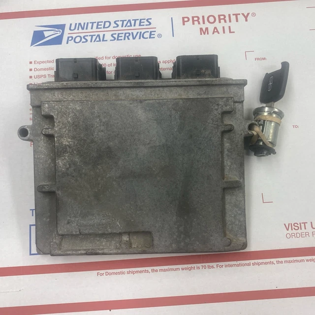FORD ECU ECM PCM Engine Computer Control Module 5W1A-12A650-ADA With ...