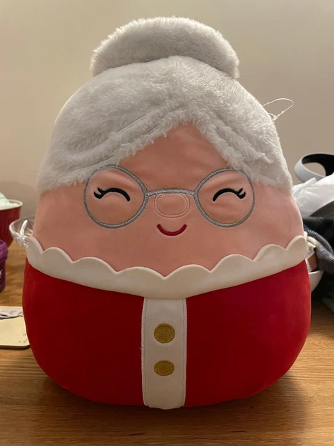 SQUISHMALLOW NICOLETTE MRS Claus Christmas 12 inch Aldi Exclusive Santa ...