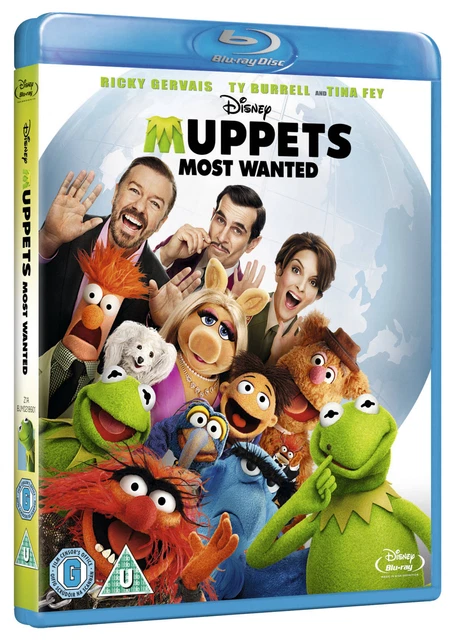 MUPPETS MOST WANTED (Blu-ray) Danny Trejo Sean 'Diddy' Combs Ray Liotta ...